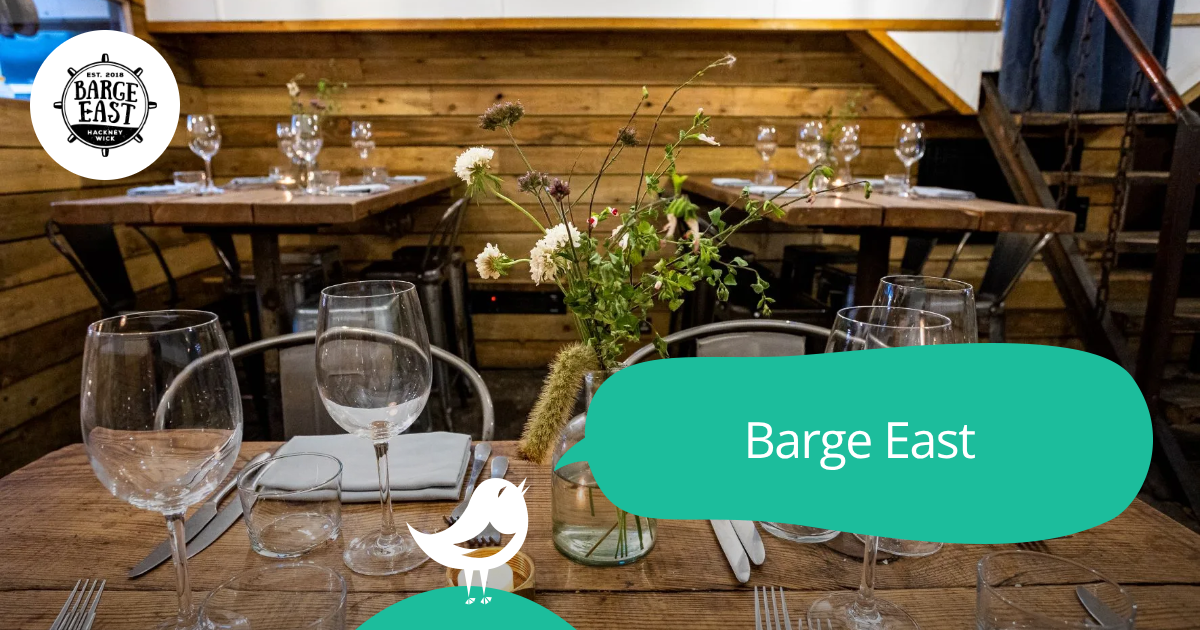 Barge East: 50% off the first table of the night with First Table