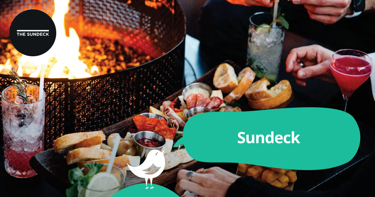 The Sundeck: 50% off the first table of the night with First Table