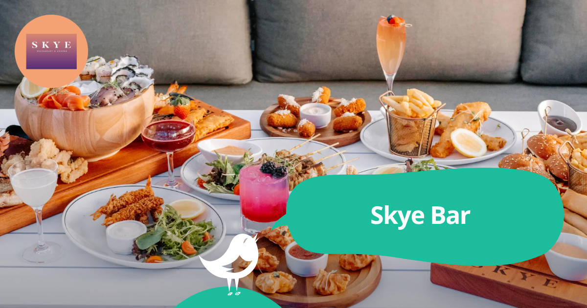 Skye Bar: 50% off the first table of the night with First Table