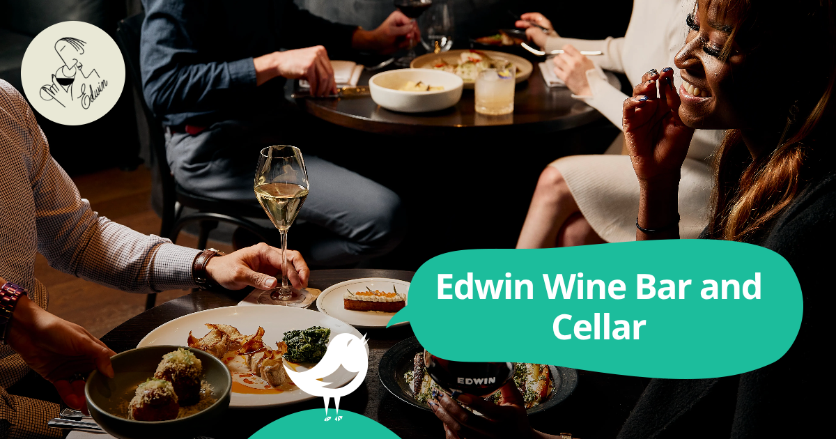 Edwin Wine Bar and Cellar: 50% off the first table of the night with ...