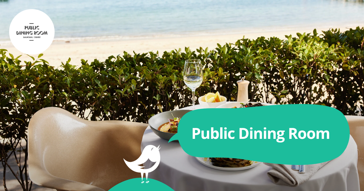 Public Dining Room: Book any time at everyday prices