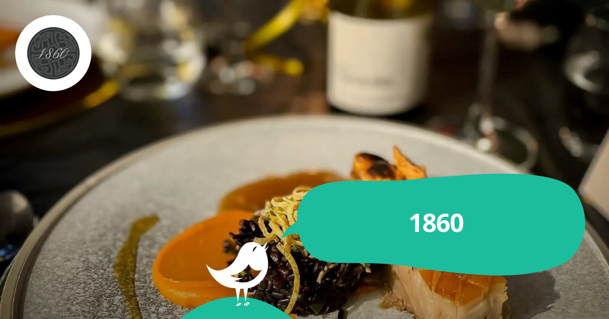 1860 Restaurant: Book any time at everyday prices