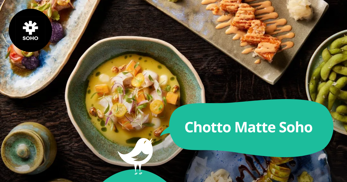 Chotto Matte Soho: 50% off the first table of the night with First Table