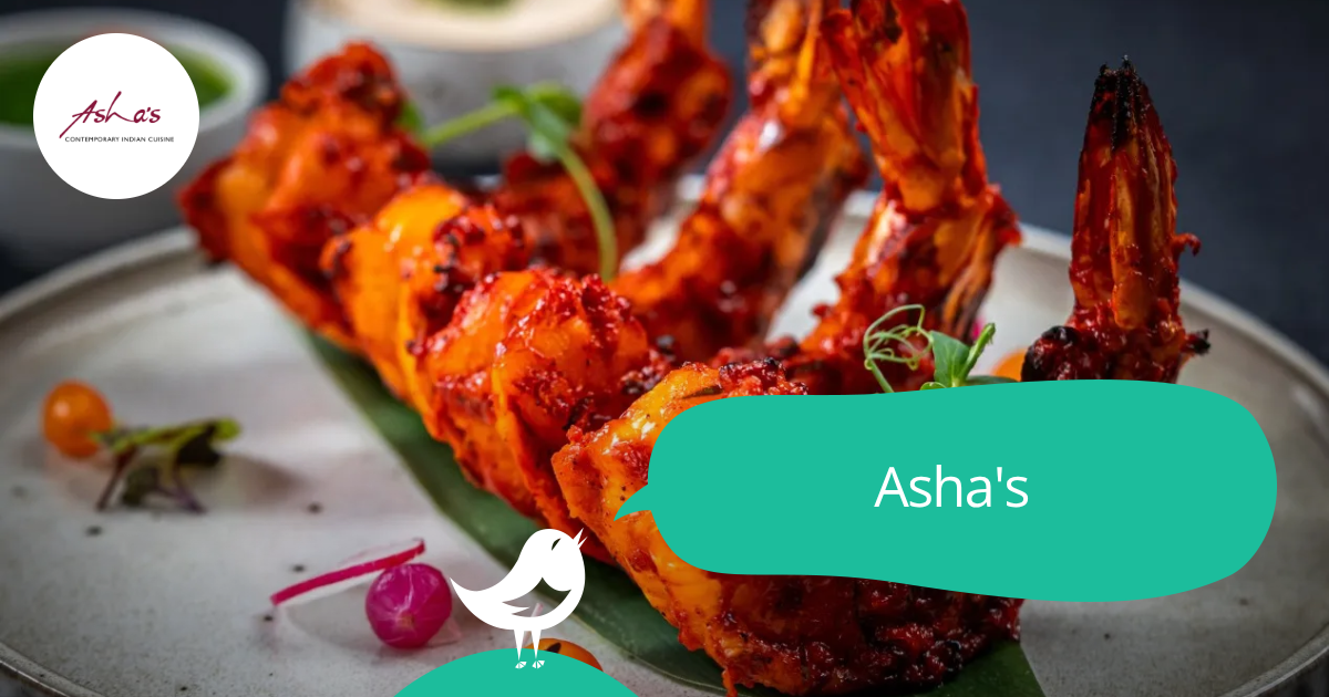 Asha's: Book any time at everyday prices