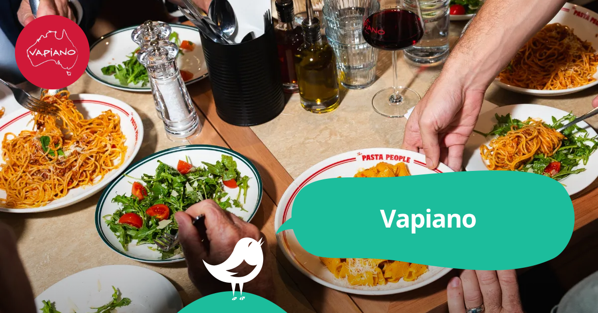 Vapiano Coomera: 50% off the first table of the night with First Table