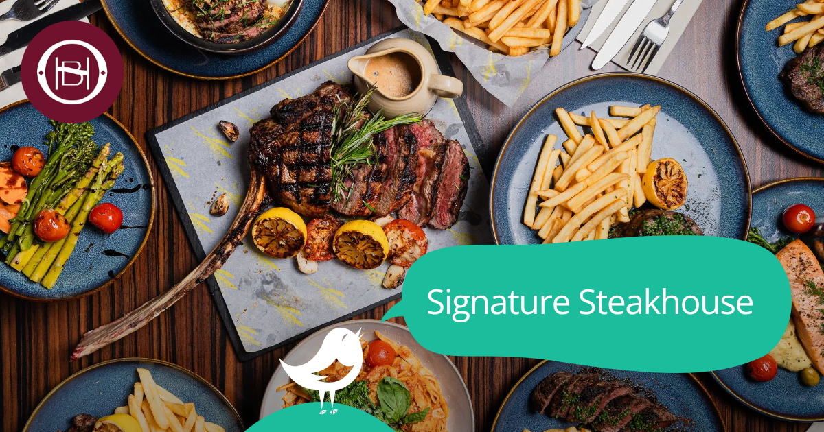 Signature Steakhouse: 50% off the first table of the night with First Table