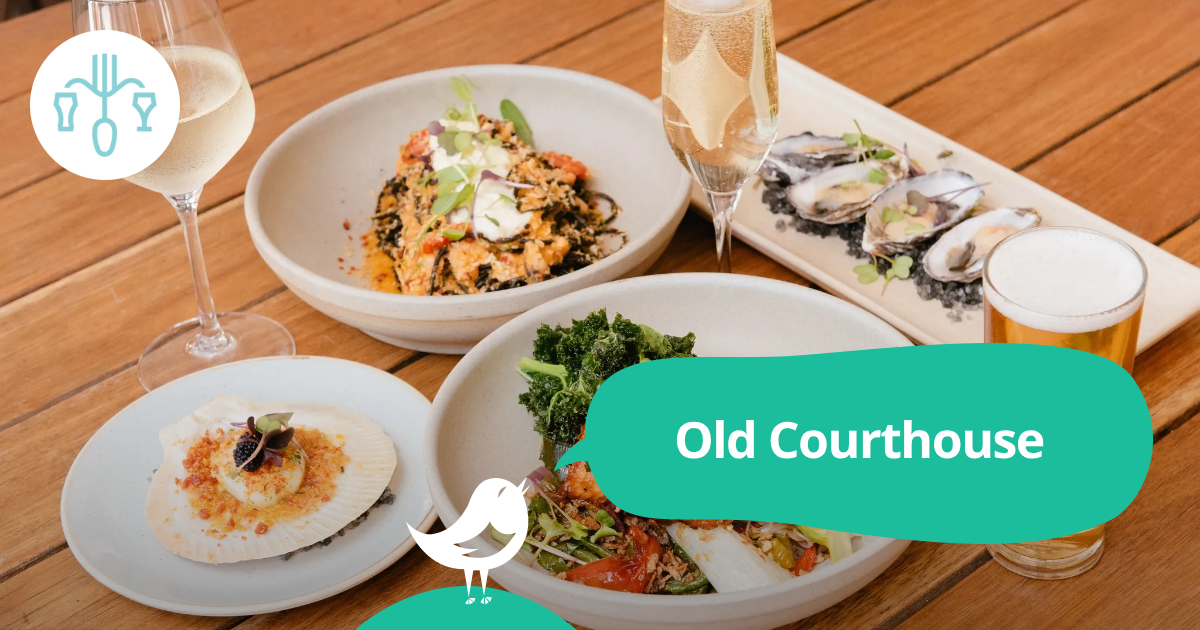 Old Courthouse: 50% off the first table of the night with First Table