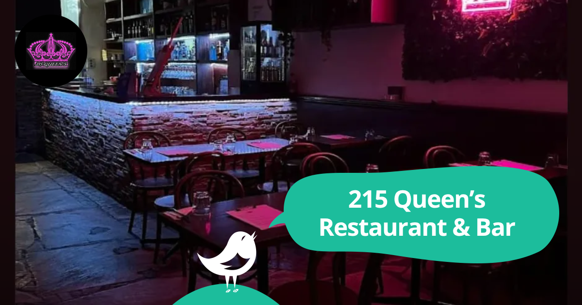 215 Queen’s Restaurant & Bar: Book any time at everyday prices