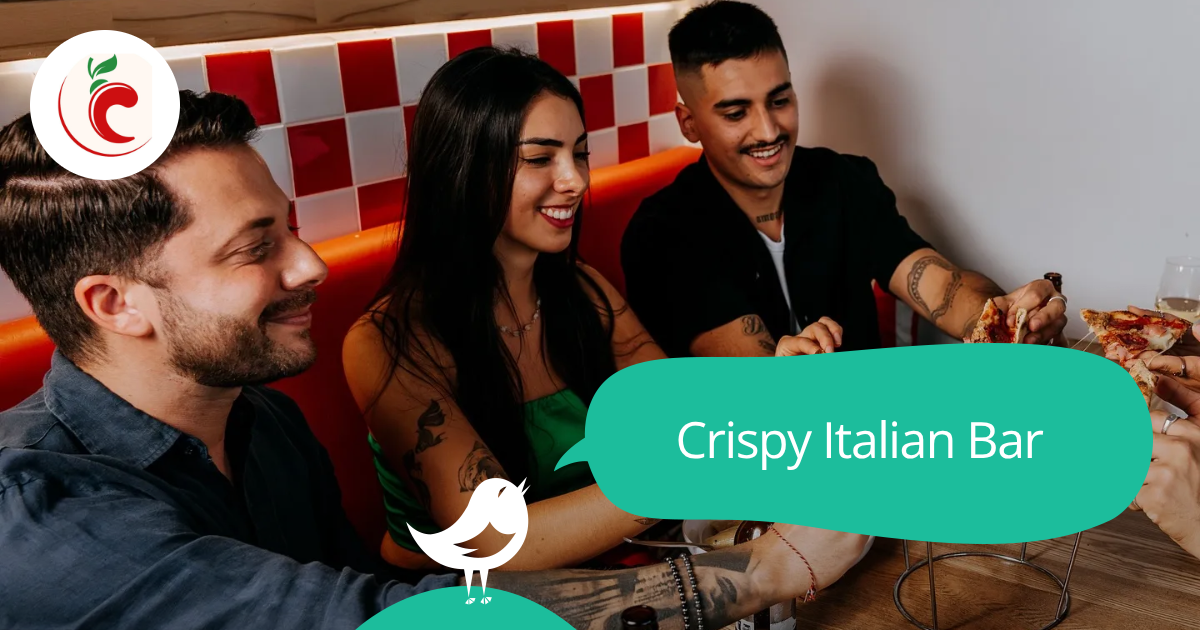 Crispy Italian Bar: 50% off the first table of the night with First Table
