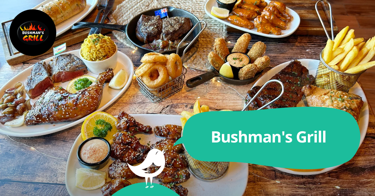 Bushman's Grill: 50% off the first table of the night with First Table