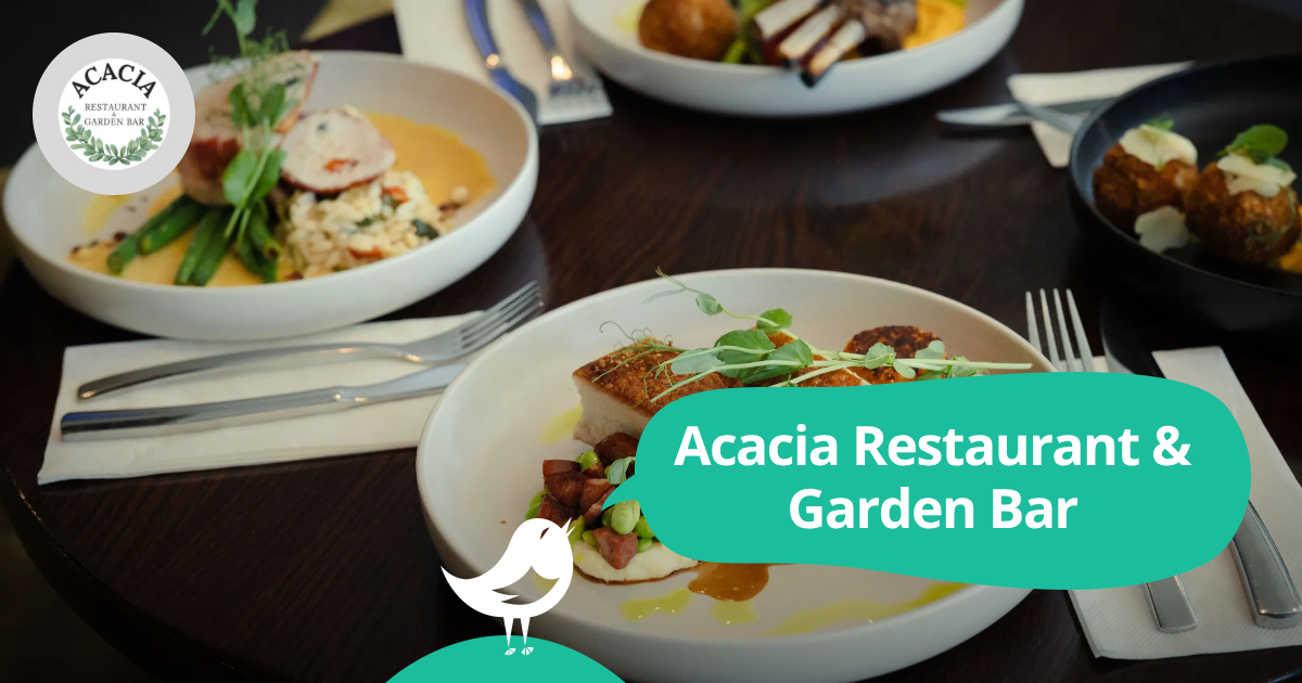 Acacia Restaurant & Garden Bar: 50% off the first table of the night ...