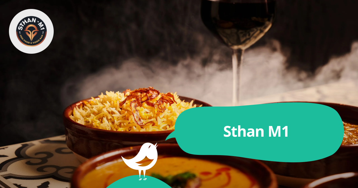 Sthan M1: 50% off the first table of the night with First Table