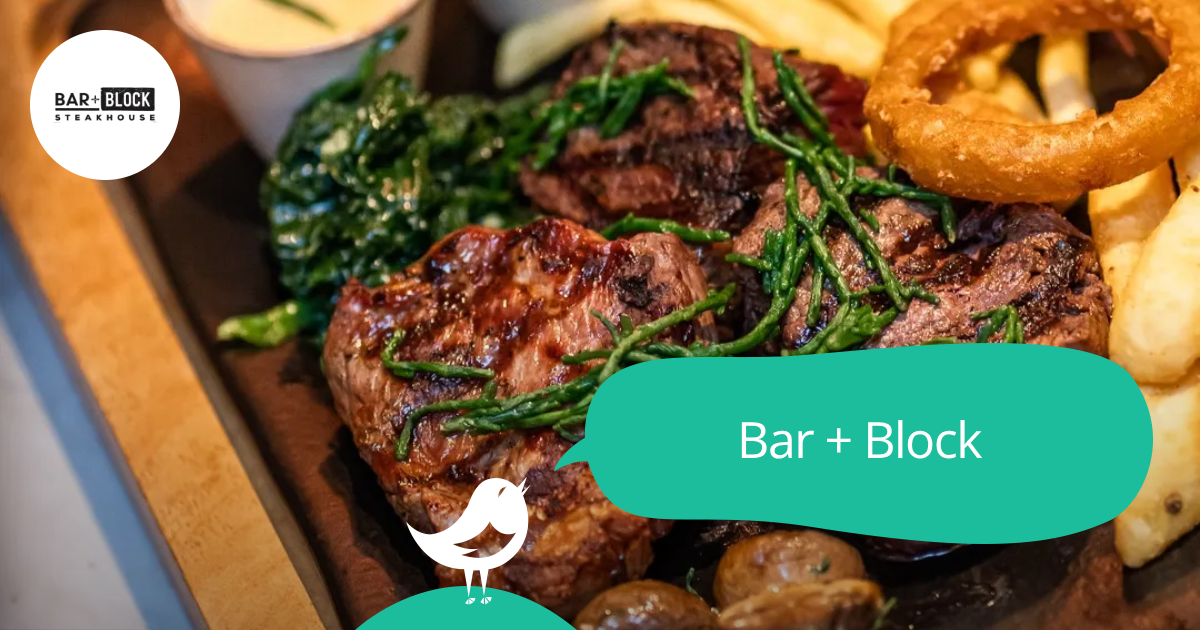 Bar + Block Exchange Square: Book any time at everyday prices