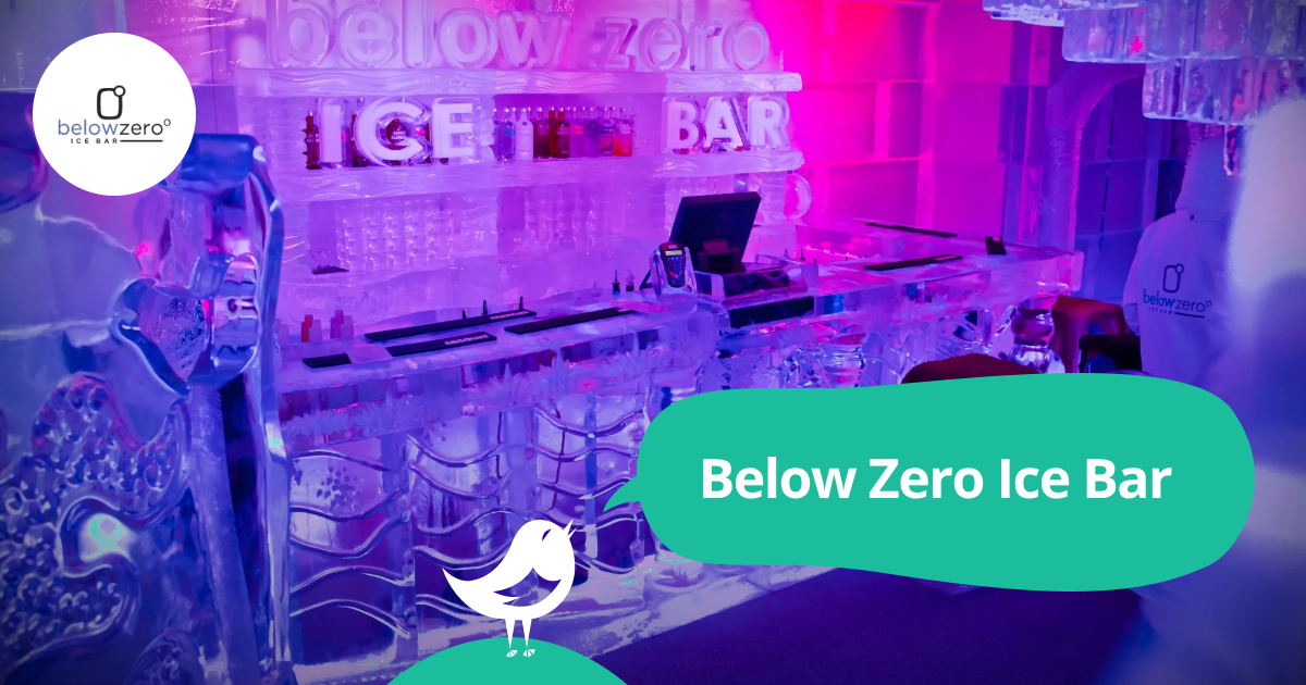 Below Zero Ice Bar - entry & cocktail: 50% off the first table of the night with First Table