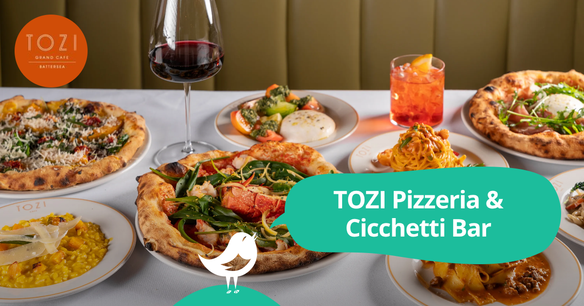 TOZI Pizzeria & Cicchetti Bar: 50% off lunch with First Table