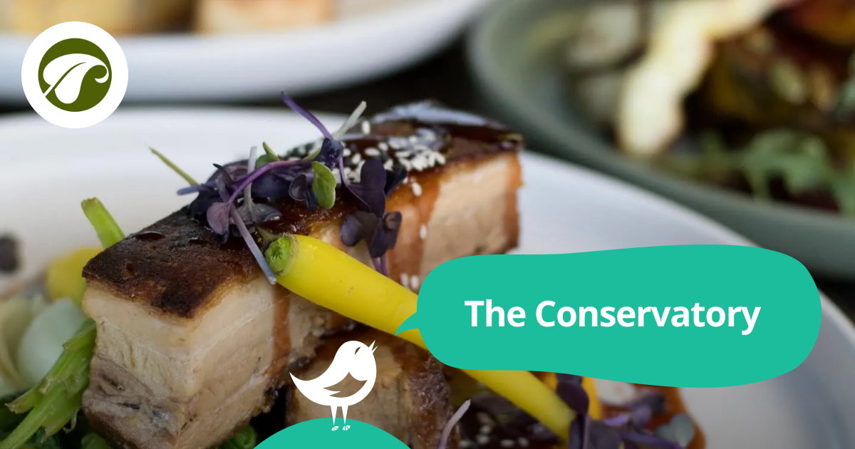 The Conservatory: 50% off the first table of the night with First Table