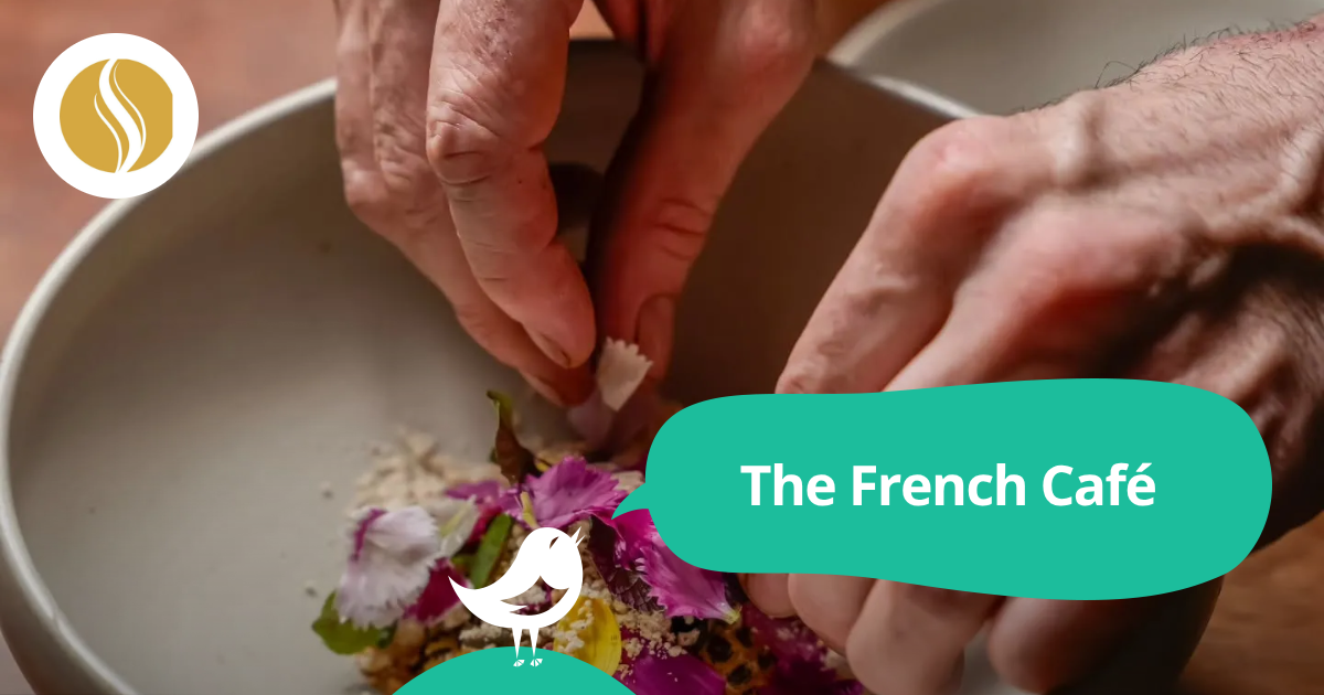 The French Café: 50% off the first table of the night with First Table