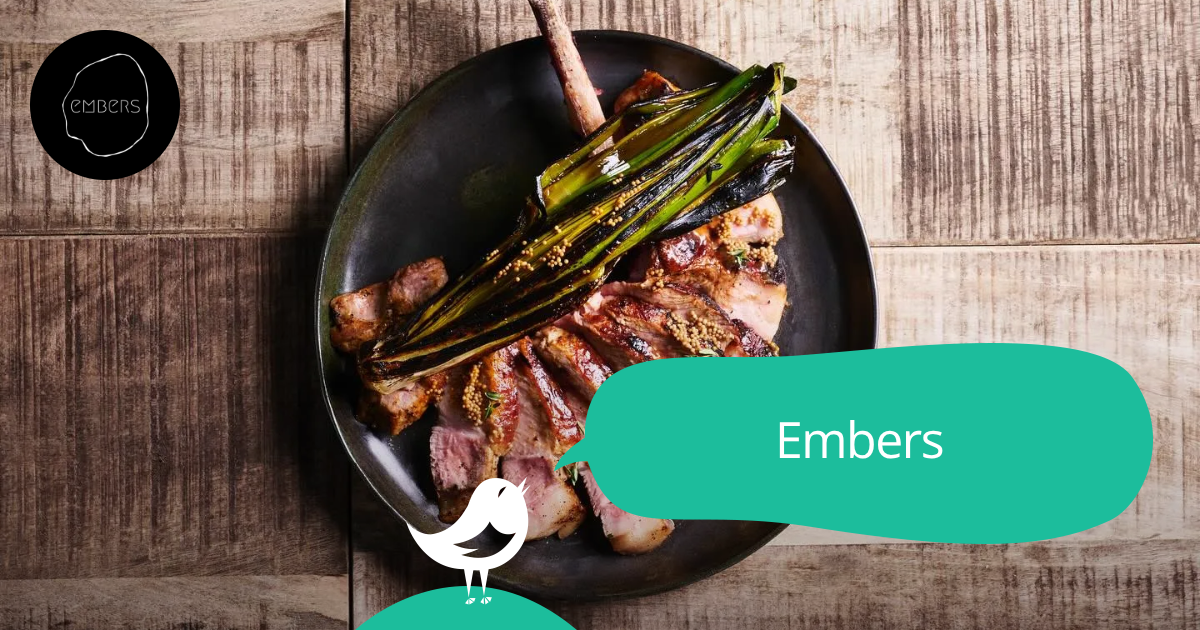 Embers: 50% off the first table of the night with First Table