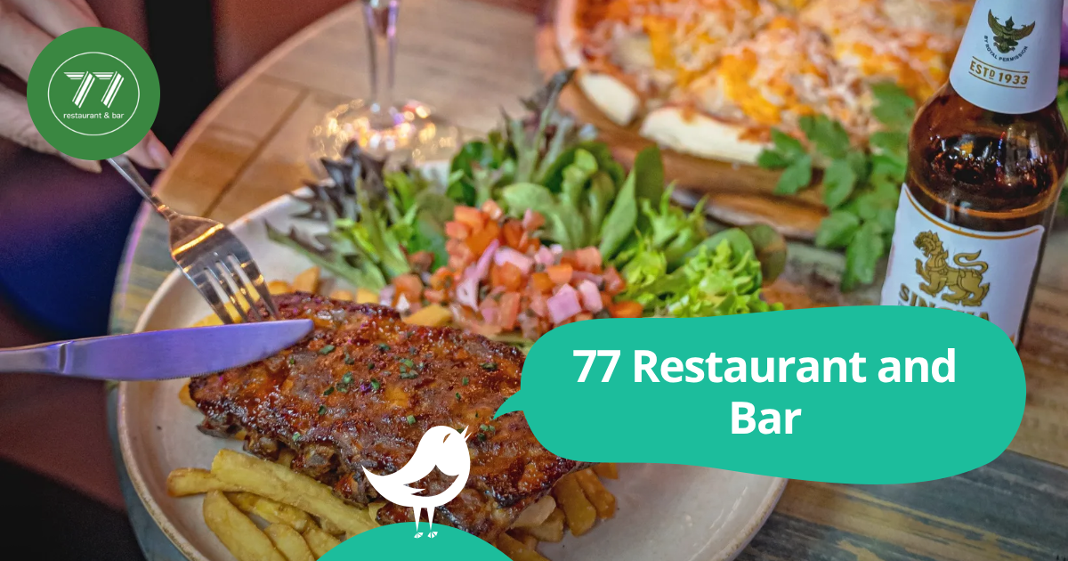 77 Restaurant and Bar: Book any time at everyday prices
