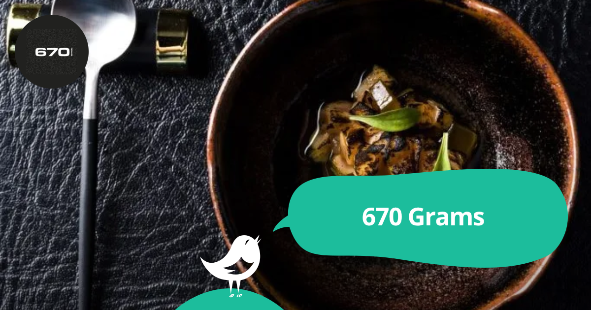 670 Grams: 50% off the first table of the night with First Table