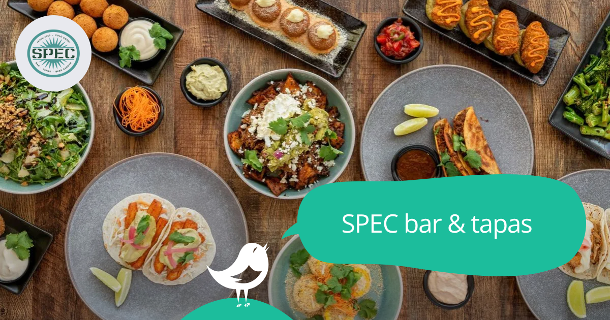 SPEC bar & tapas: 50% off the first table of the night with First Table