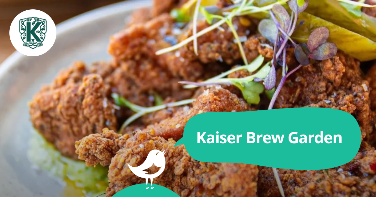 Kaiser Brew Garden: 50% off the first table of the night with First Table