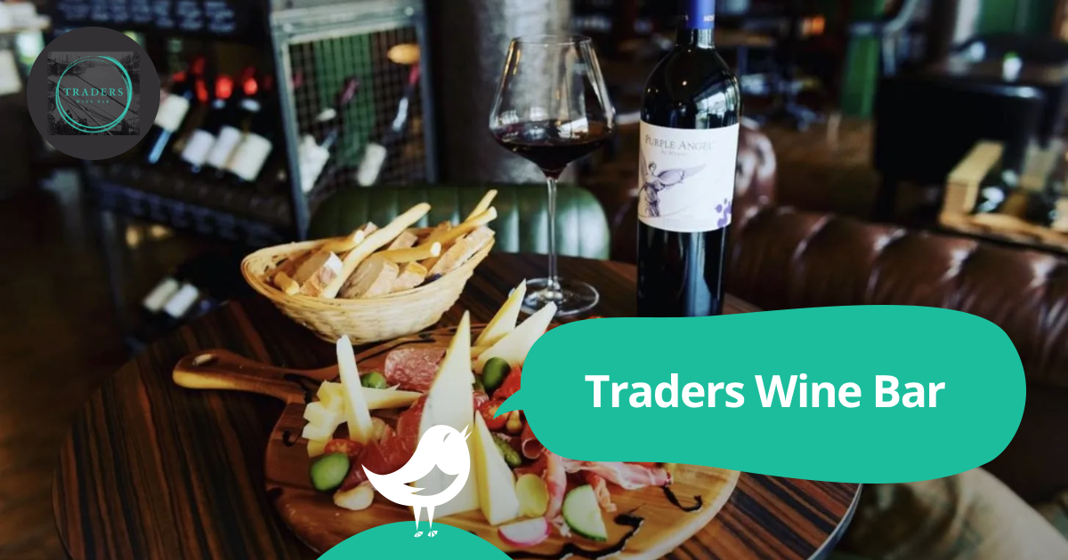 Traders Wine Bar: 50% off the first table of the night with First Table